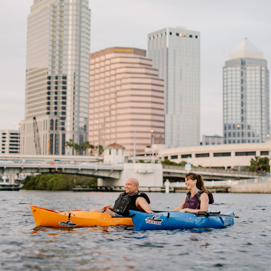 Tucktec Folding Kayaks: Store Anywhere, on the water in minutes.