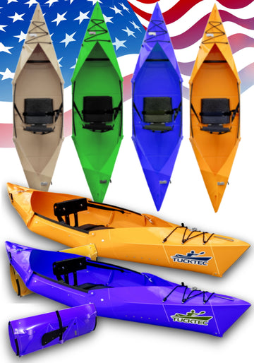 Tucktec Folding Kayaks: Store Anywhere, on the water in minutes.