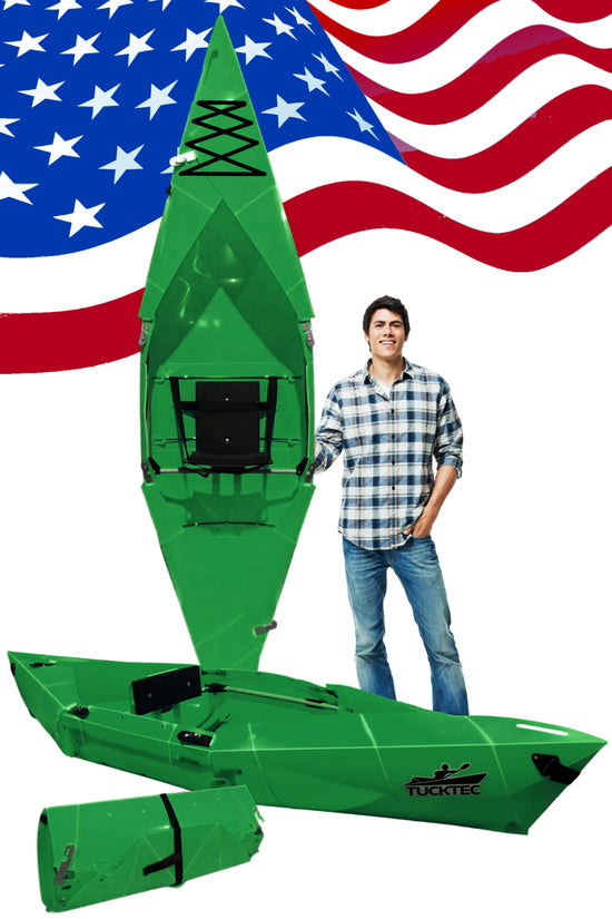 Tucktec Folding Kayaks: Store Anywhere, on the water in minutes.