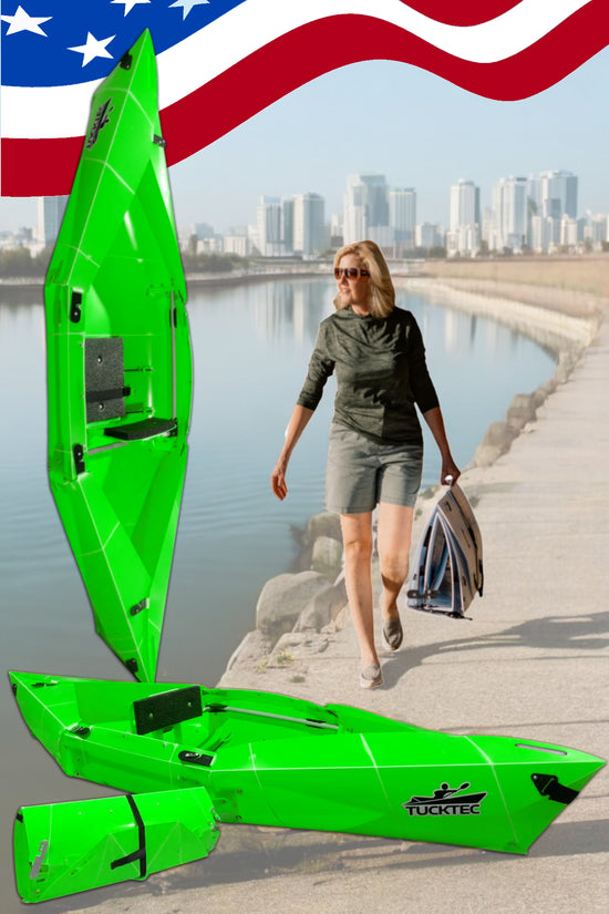 Tucktec Foldable Kayak| Origami - 2 minute assembly | Folding Portable ...