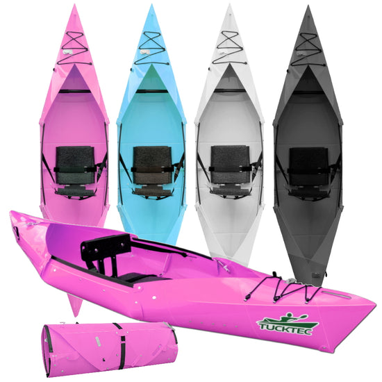 Tucktec Folding Kayaks: Store Anywhere, on the water in minutes.