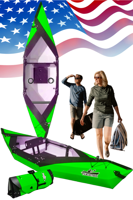 Tucktec Folding Kayaks: Store Anywhere, on the water in minutes.