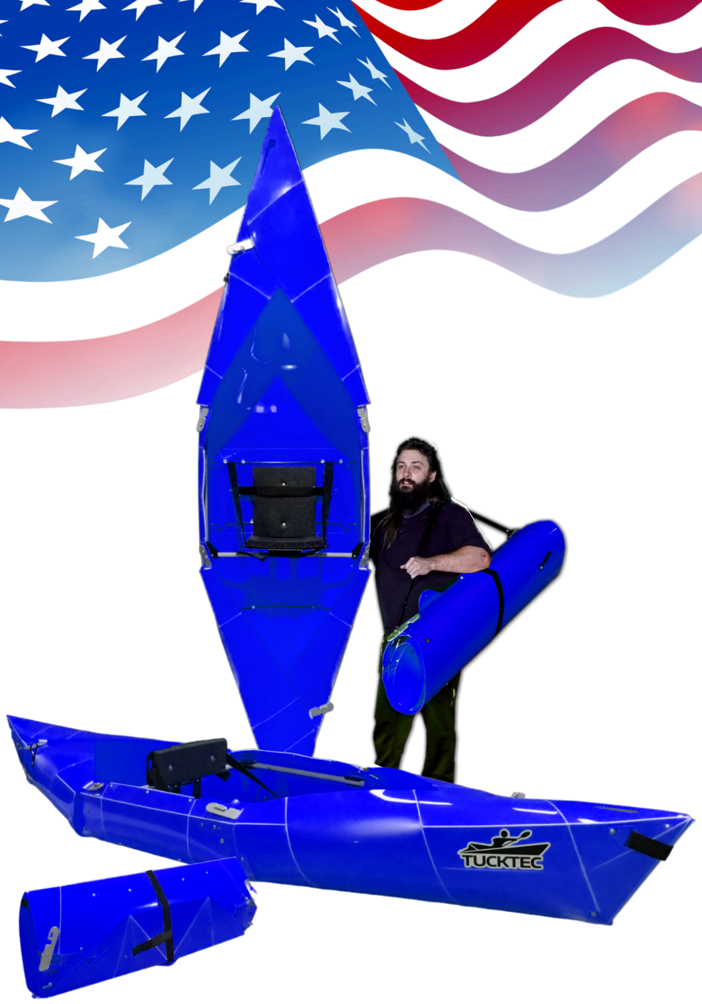 Tucktec Folding Kayaks: Store Anywhere, on the water in minutes.