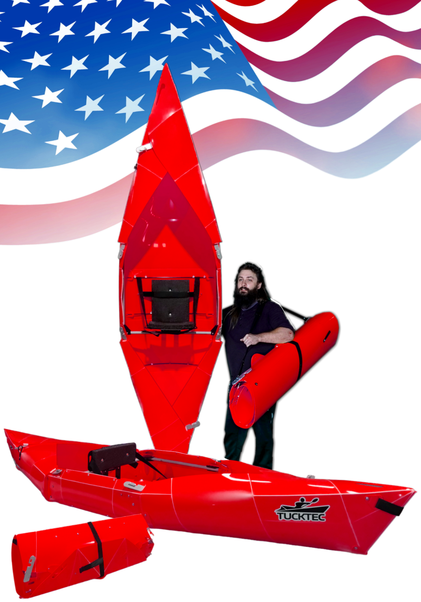 Tucktec Folding Kayaks: Store Anywhere, on the water in minutes.
