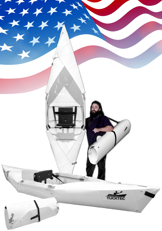 Tucktec Folding Kayaks: Store Anywhere, on the water in minutes.