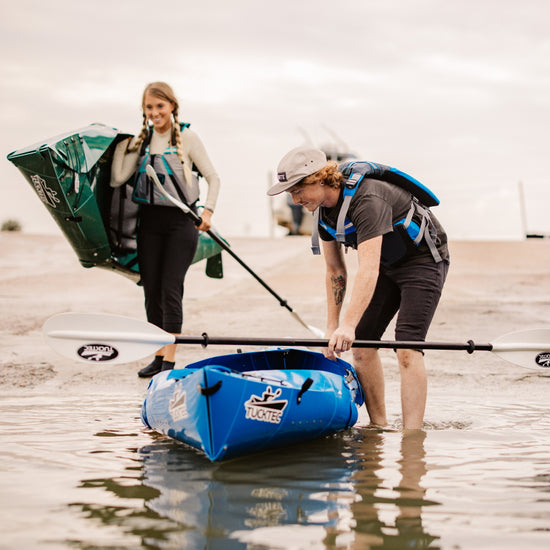 Tucktec Folding Kayaks: Store Anywhere, on the water in minutes.