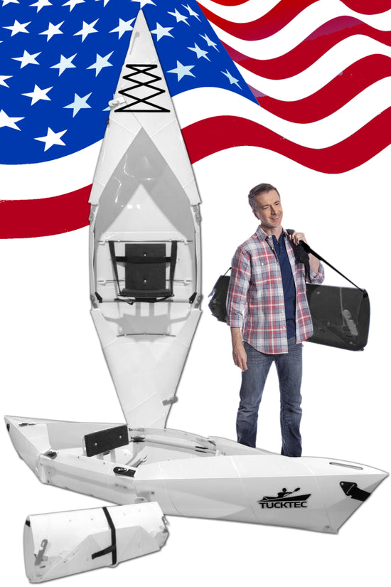 Tucktec Folding Kayaks: Store Anywhere, on the water in minutes.