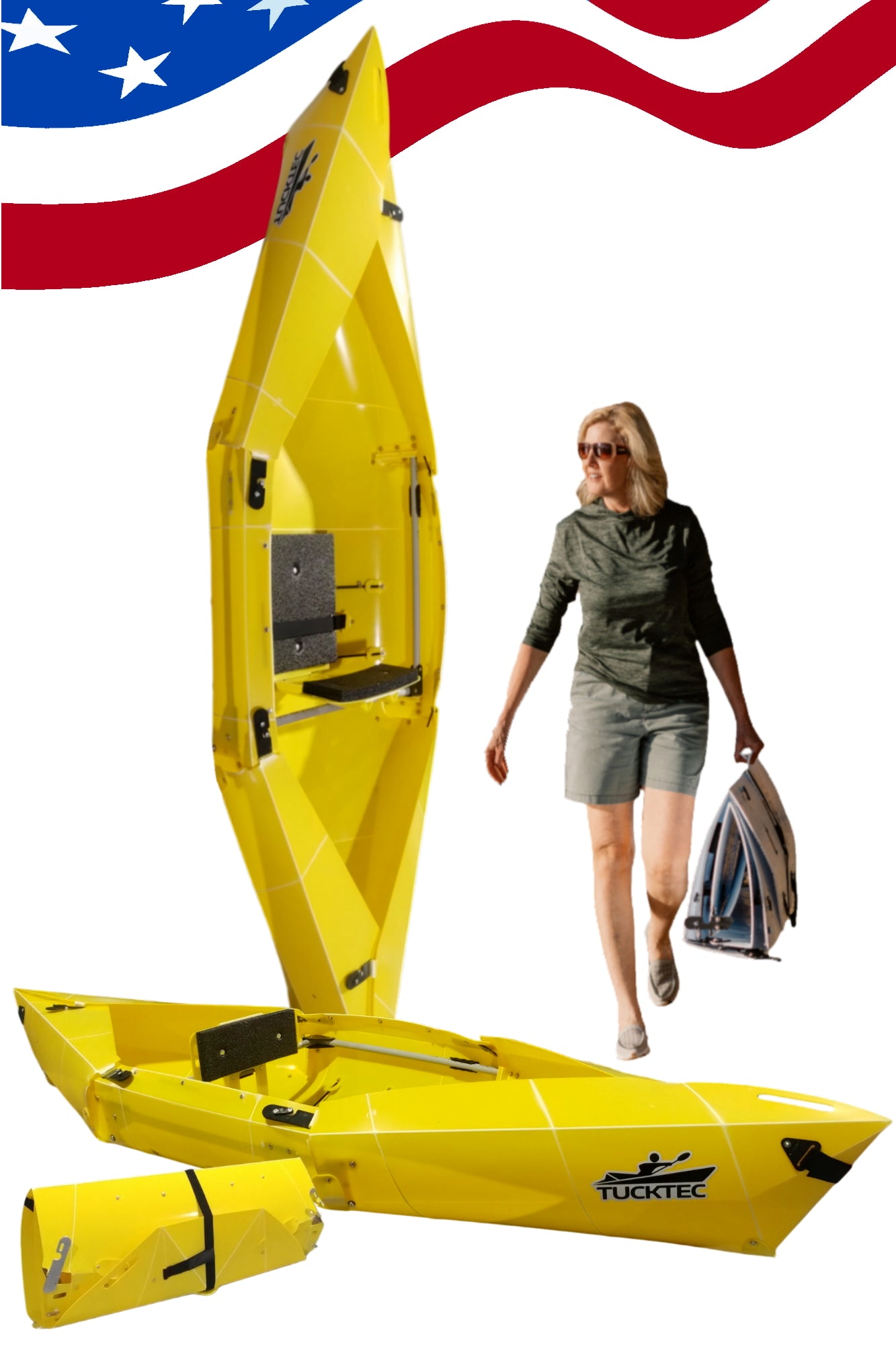 Tucktec Folding Kayaks: Store Anywhere, on the water in minutes.